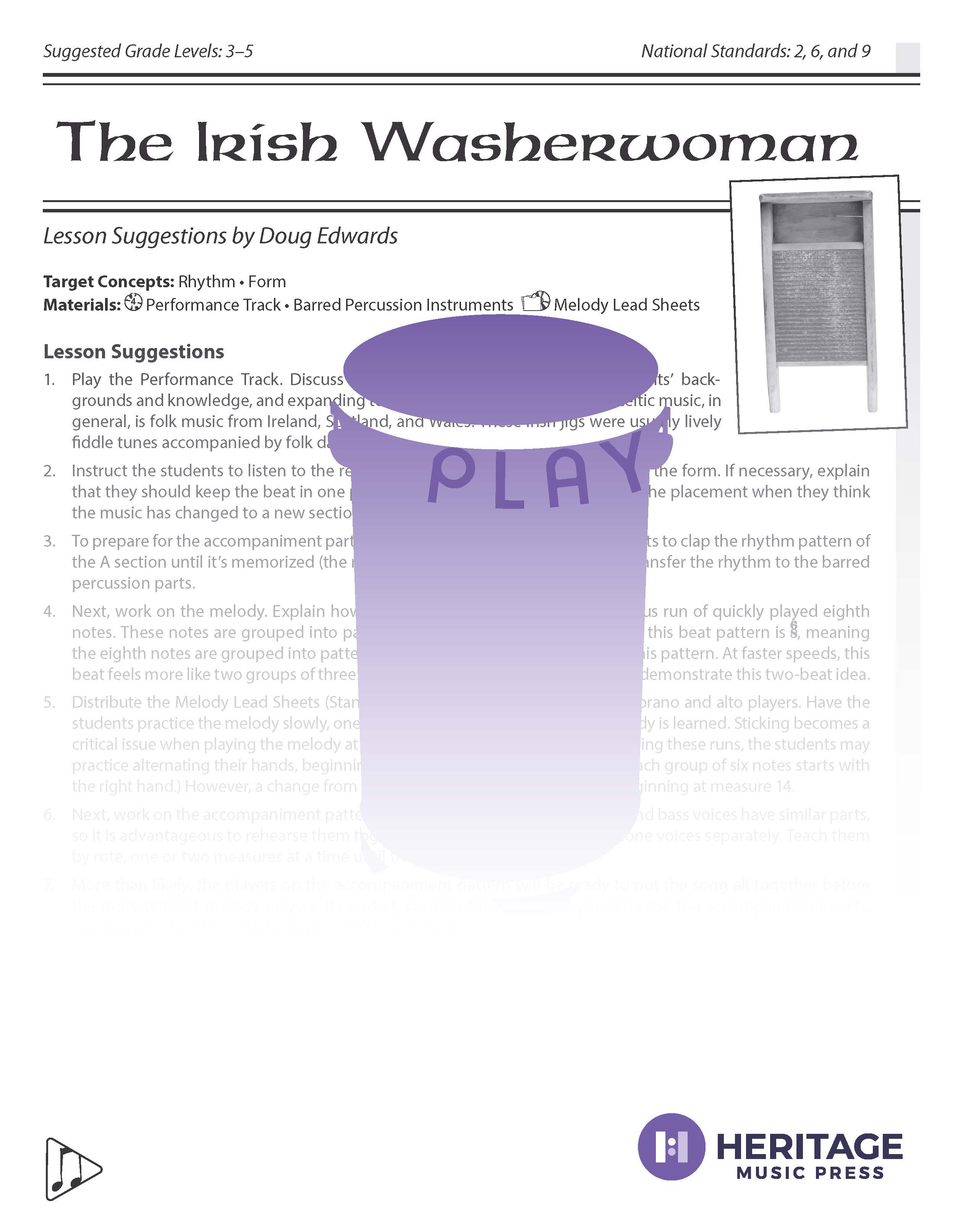 The Irish Washerwoman