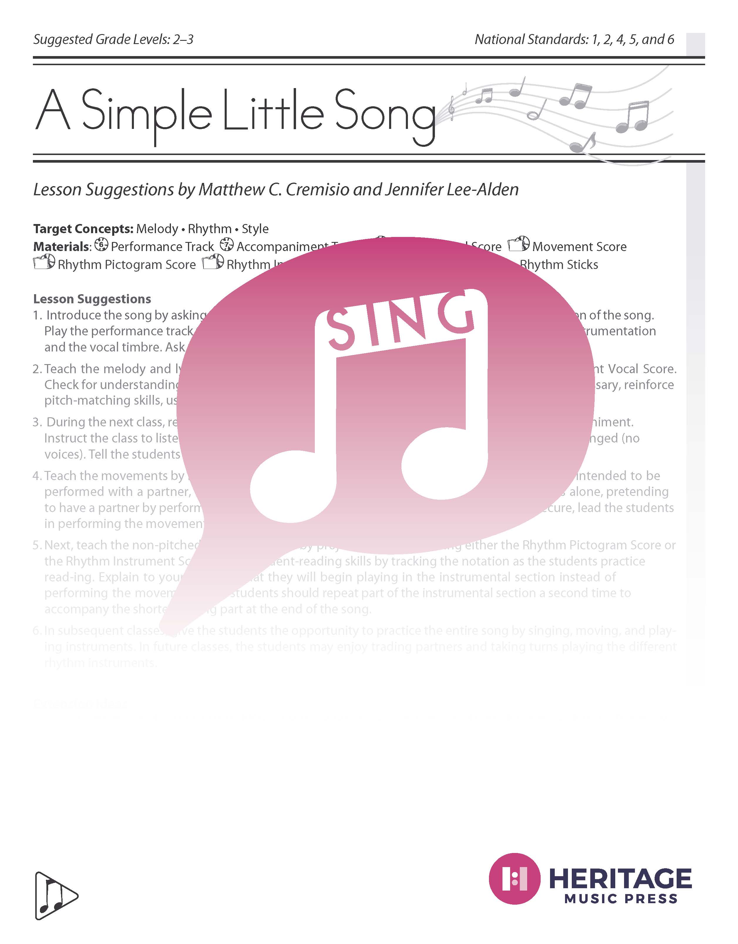 A Simple Little Song